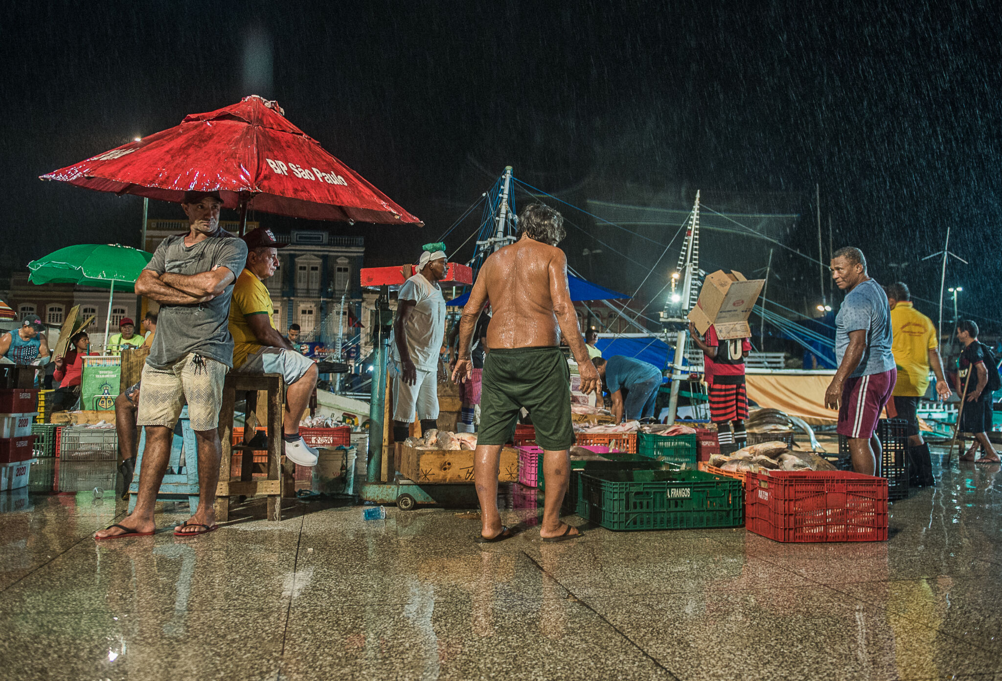 Pedra do Peixe: Fotos da chegada dos pescados ao Ver-o-Peso